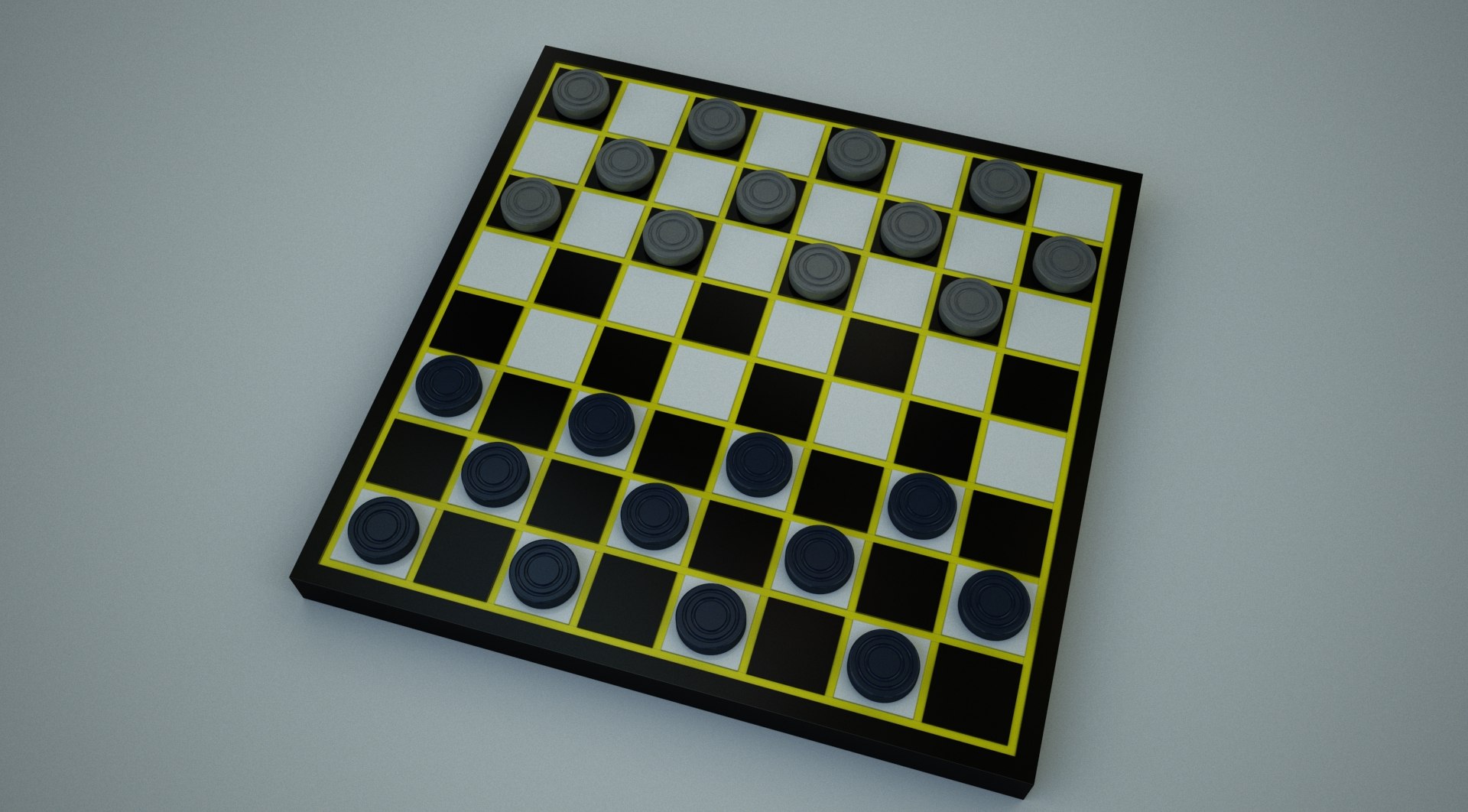 Checkers Model - TurboSquid 1632248