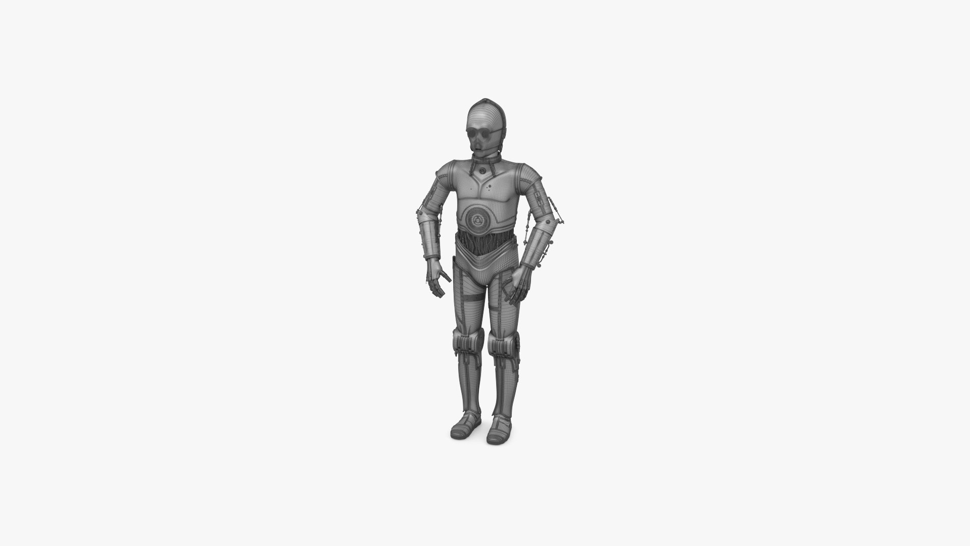 3D C-3PO model - TurboSquid 2037319
