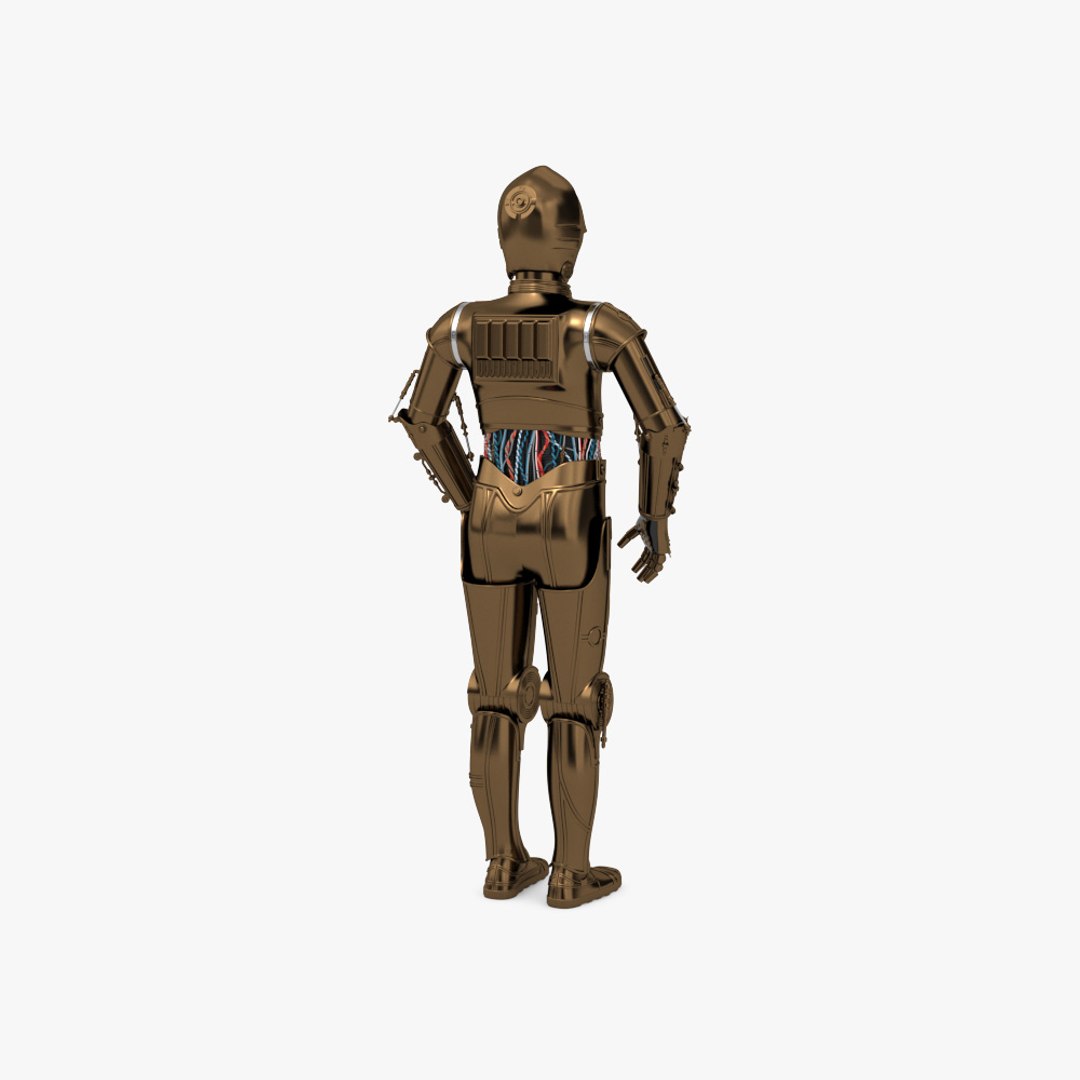 3D C-3PO model - TurboSquid 2037319