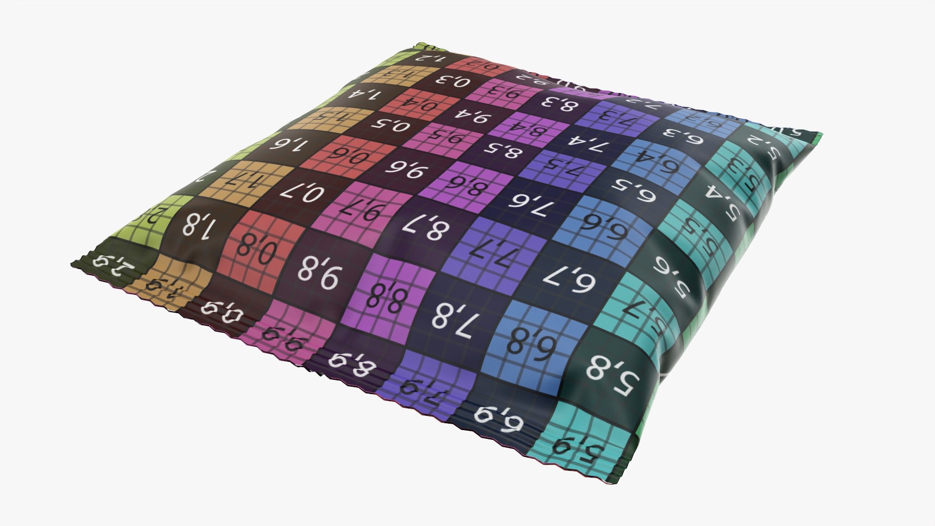 Mockup Snack Square 3D - TurboSquid 1704256