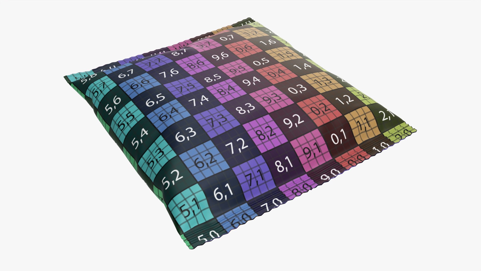 Mockup Snack Square 3D - TurboSquid 1704256