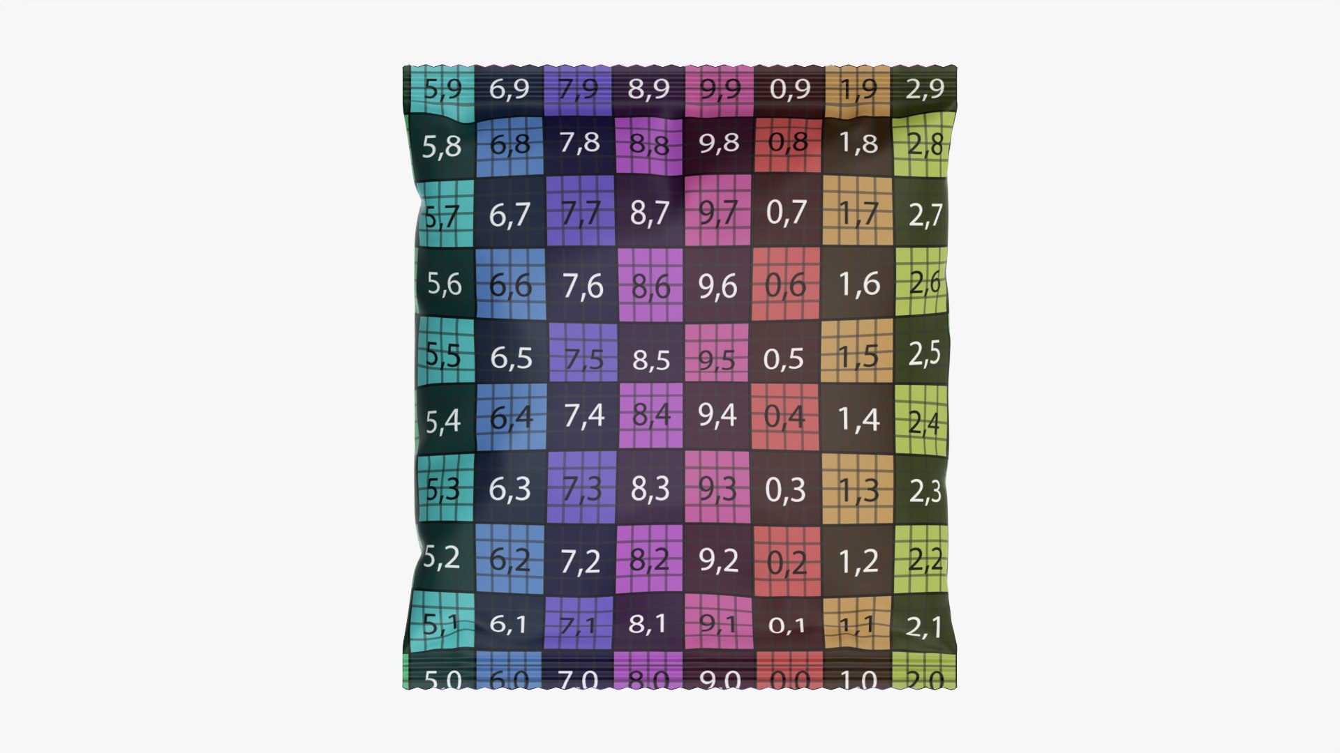 Mockup Snack Square 3D - TurboSquid 1704256