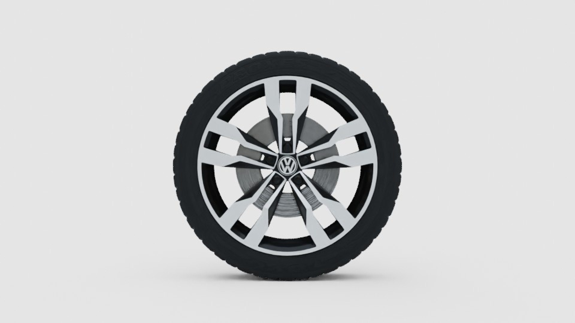 3D volkswagen T-Roc Wheel With Rim model - TurboSquid 2160377
