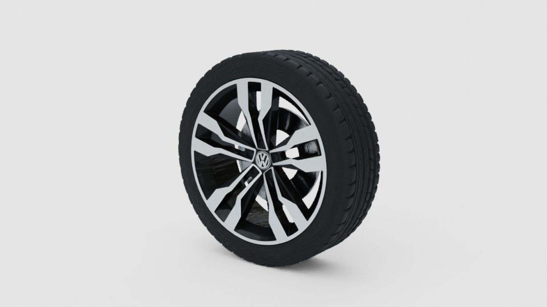 3D volkswagen T-Roc Wheel With Rim model - TurboSquid 2160377