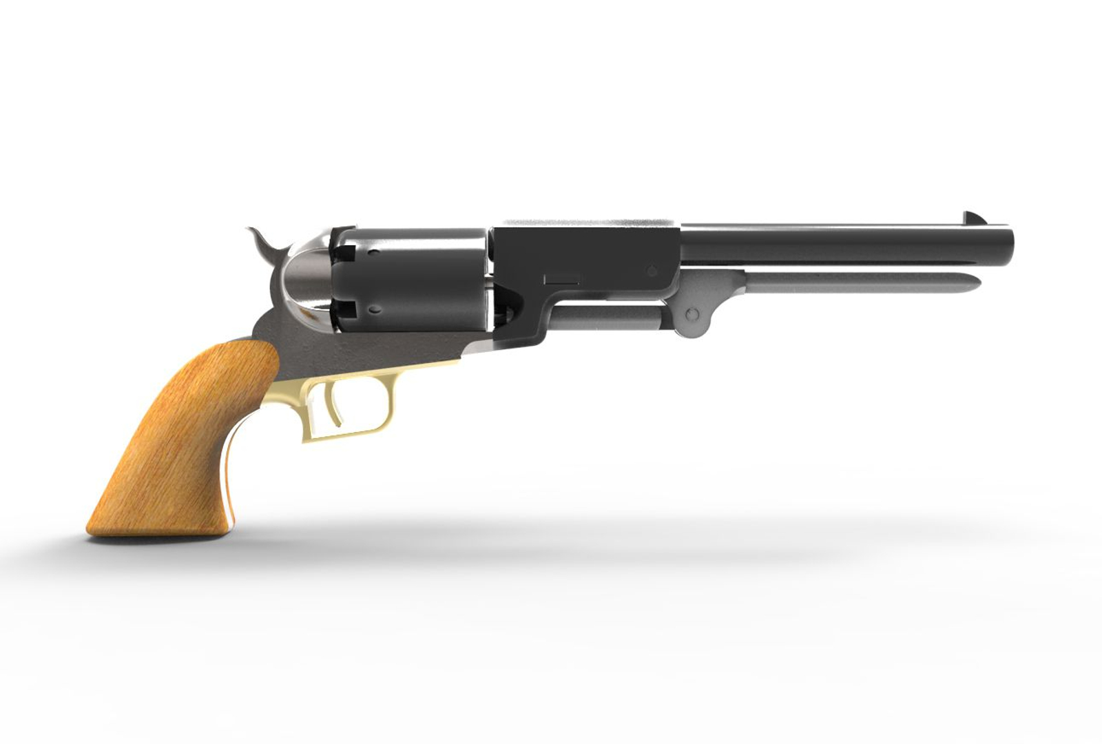 Colt Walker 3D Model - TurboSquid 1427296