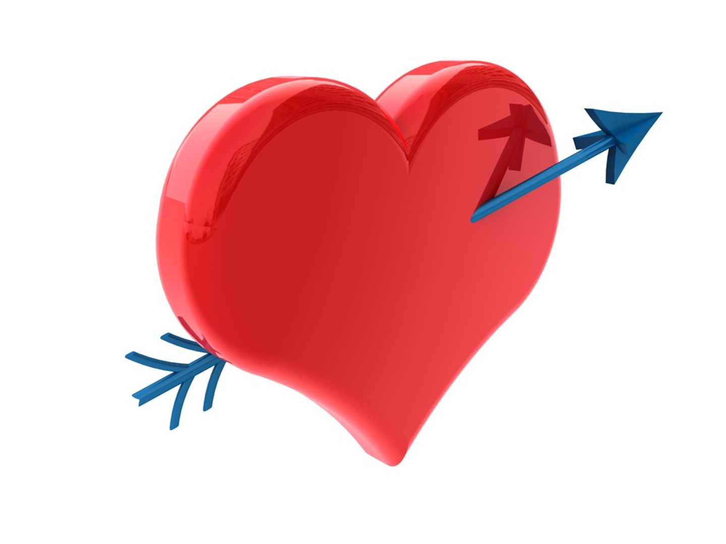 3d Valentine Heart Love Model