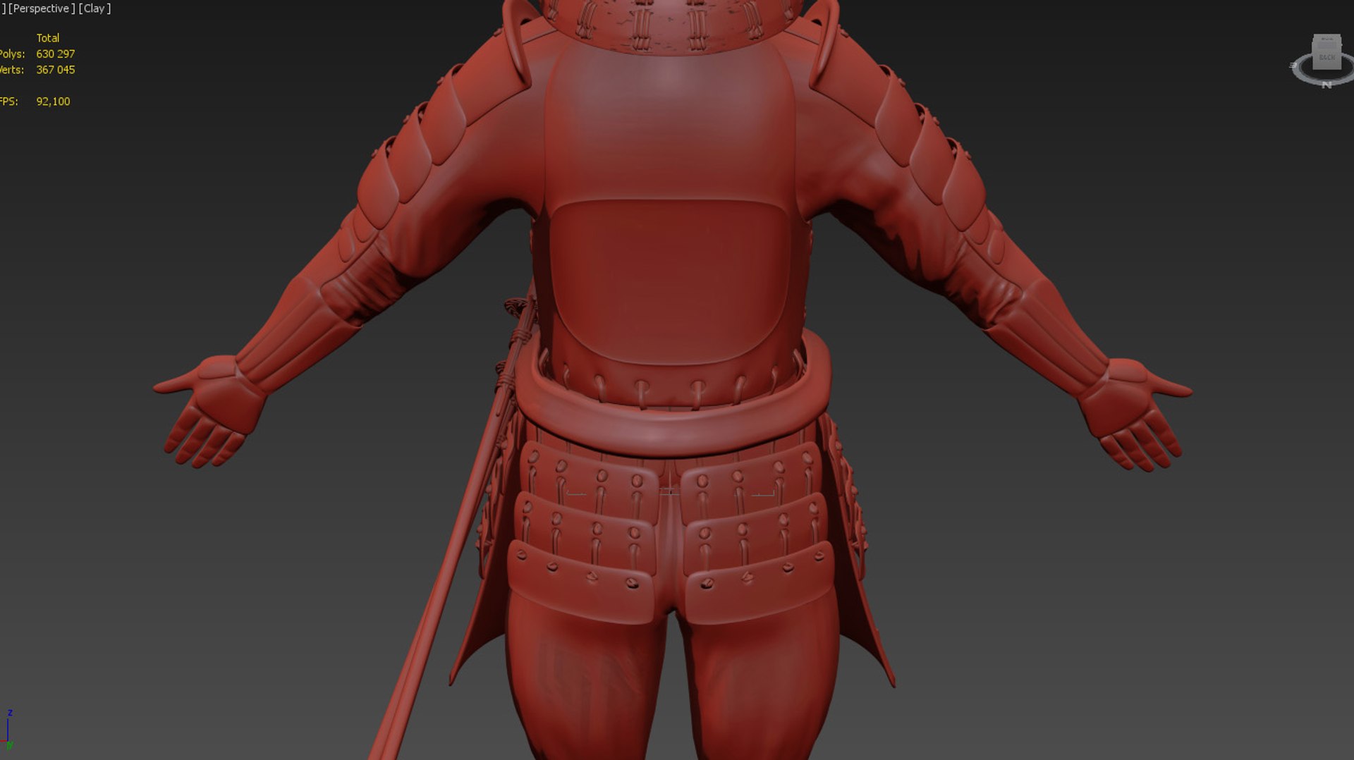 3D samurai concept armor - TurboSquid 1266163