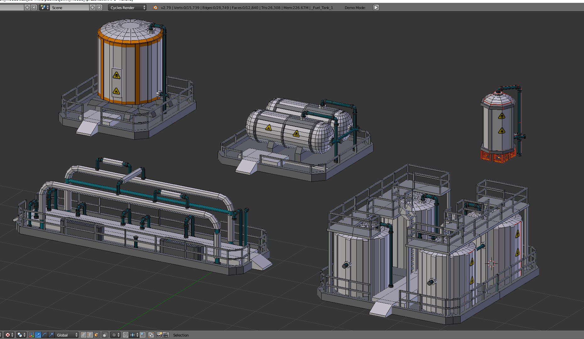 Free 3D Fuel Tank - TurboSquid 1443266
