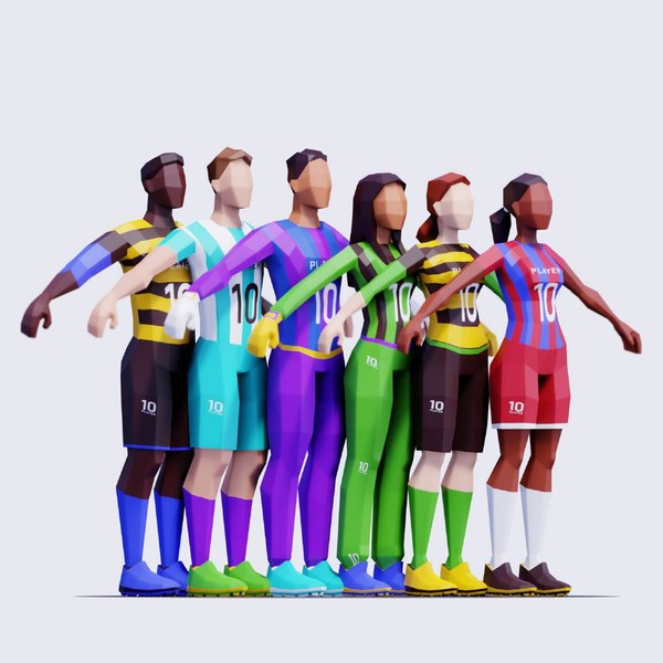 Soccer Players Pack - Rigged and Animated model - TurboSquid 2041808