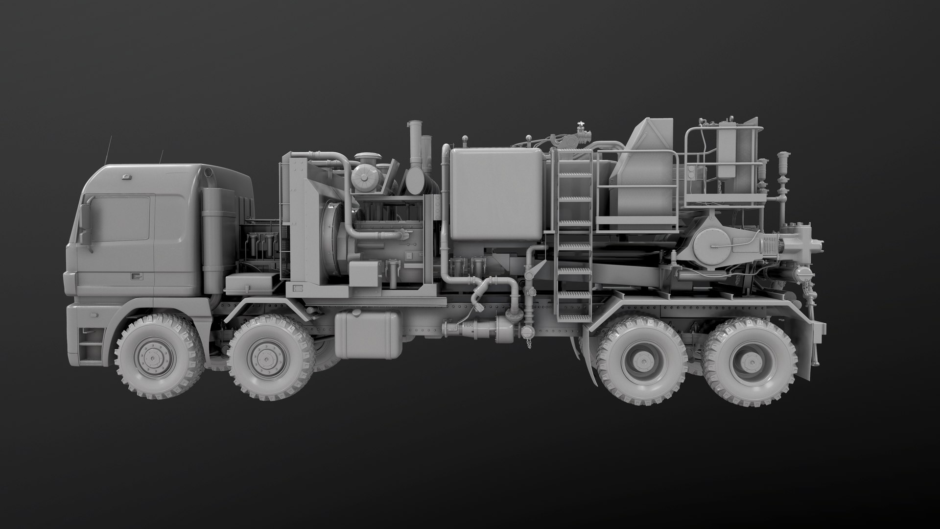 3D Halliburton Cement Elite Pump - TurboSquid 1512231