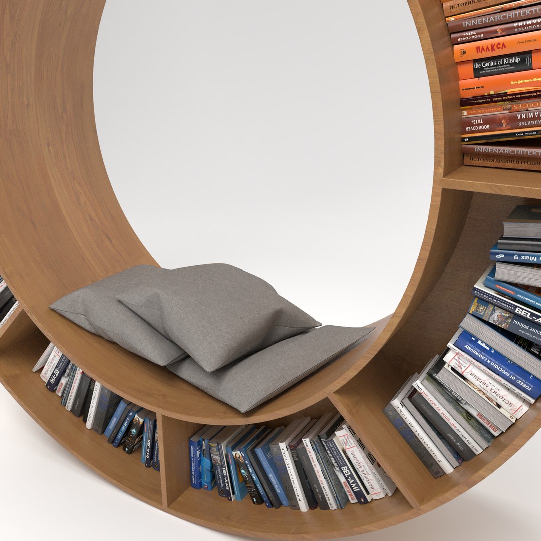 3D BOOK SHELF - TurboSquid 1852965