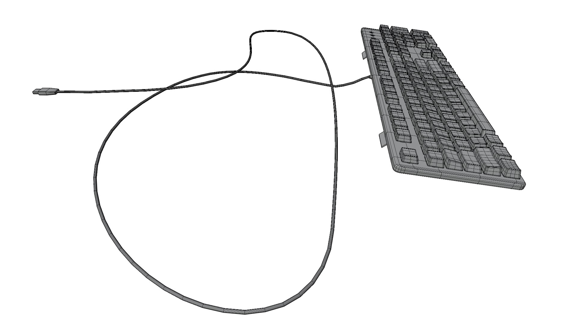 Mechanical Keyboard 3D Model - TurboSquid 2192590