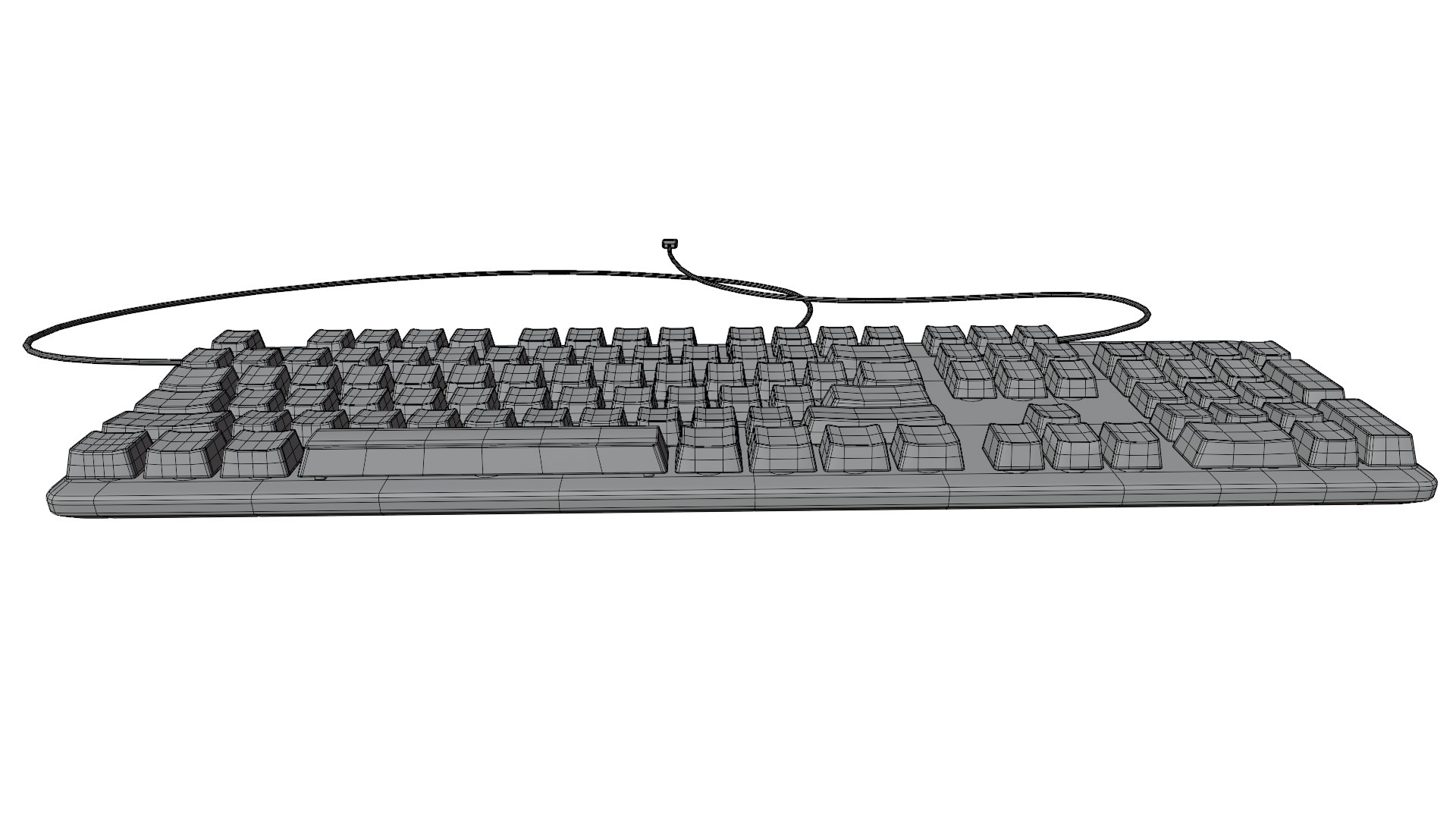 Mechanical Keyboard 3D Model - TurboSquid 2192590