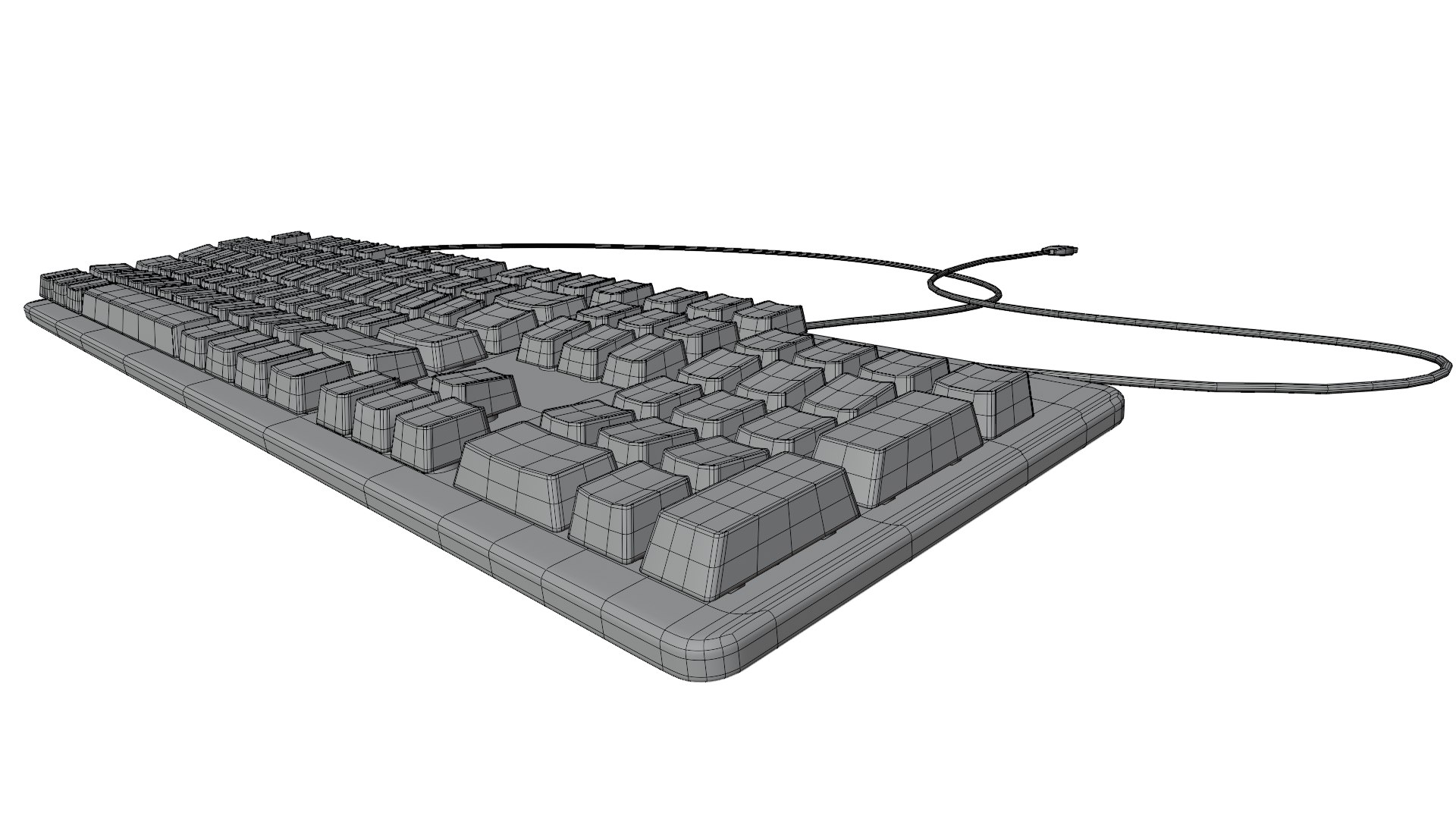 Mechanical Keyboard 3D Model - TurboSquid 2192590
