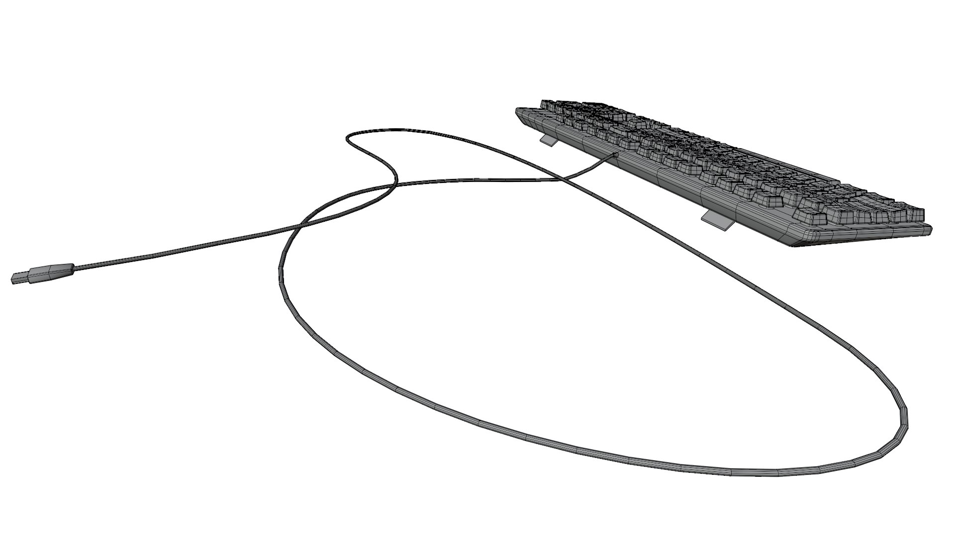 Mechanical Keyboard 3D Model - TurboSquid 2192590