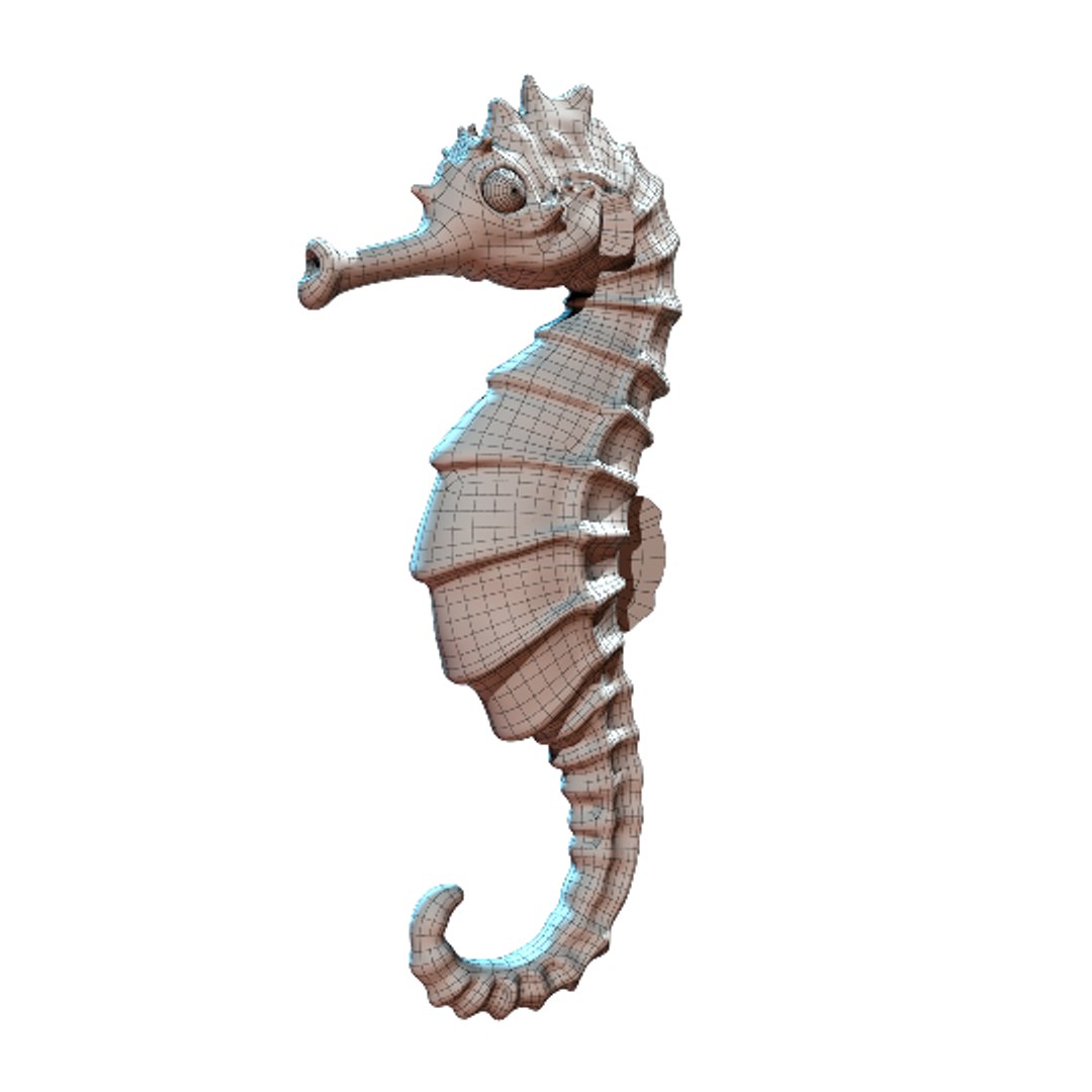 3d Model Seahorse Sea