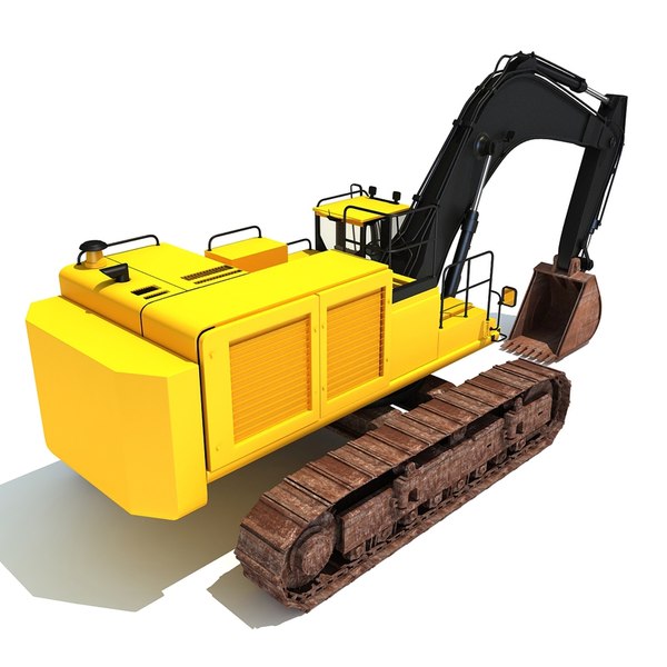 3D Lightwave construction machinery cement