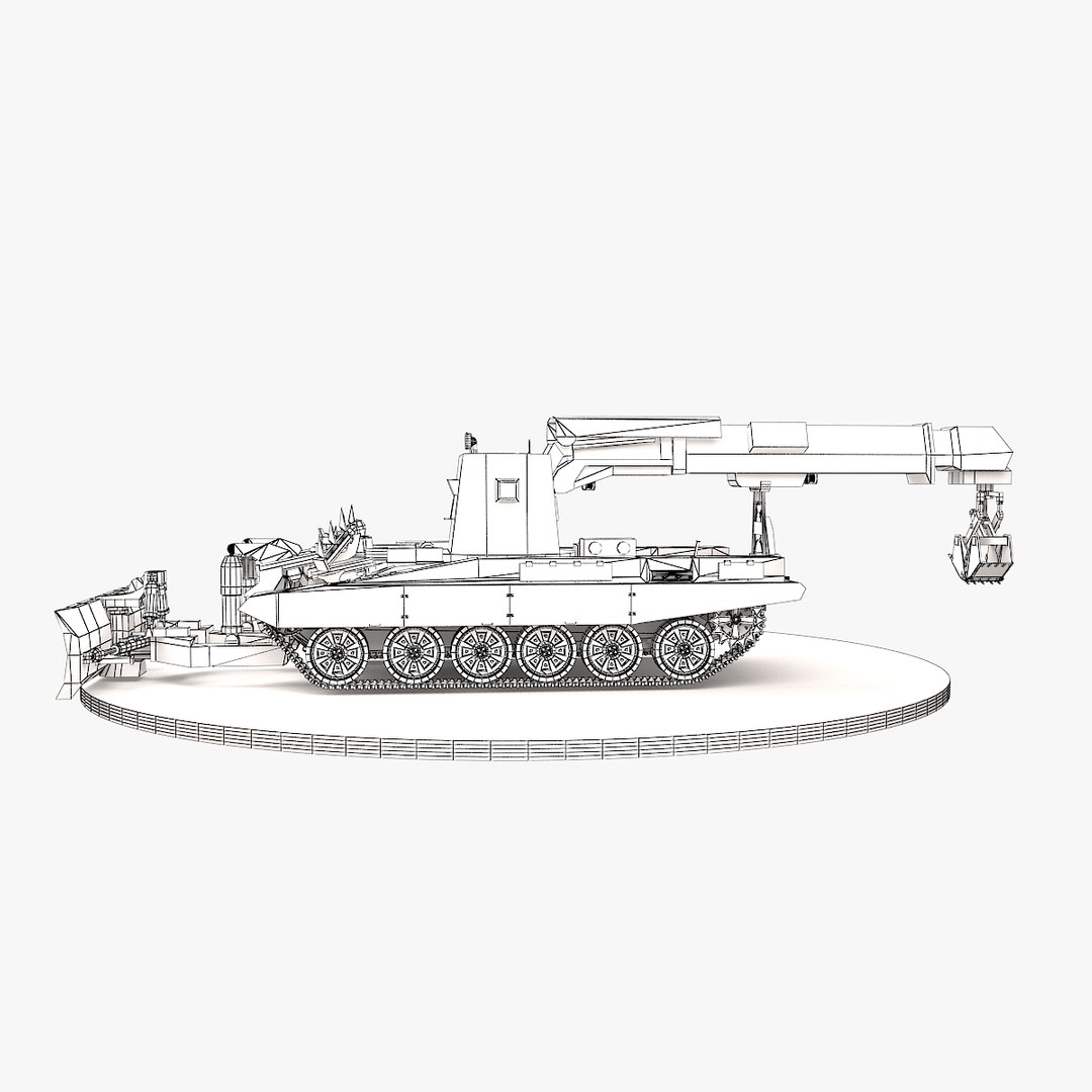 3d Engineer Vehicle Model