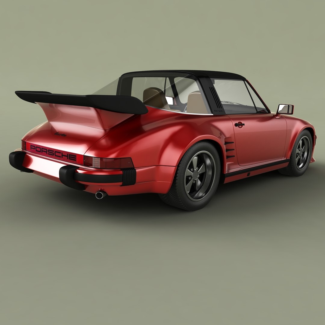 Porsche 911 Targa 3d Max