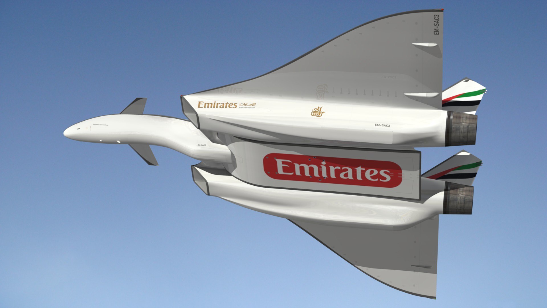 DRAKO Emirates Airlines 3D Model - TurboSquid 1746649