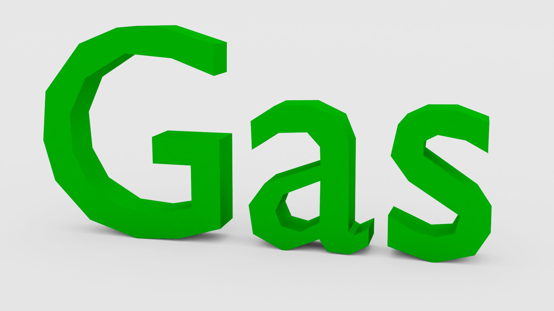 3D model Low poly Gas Station - TurboSquid 1853713