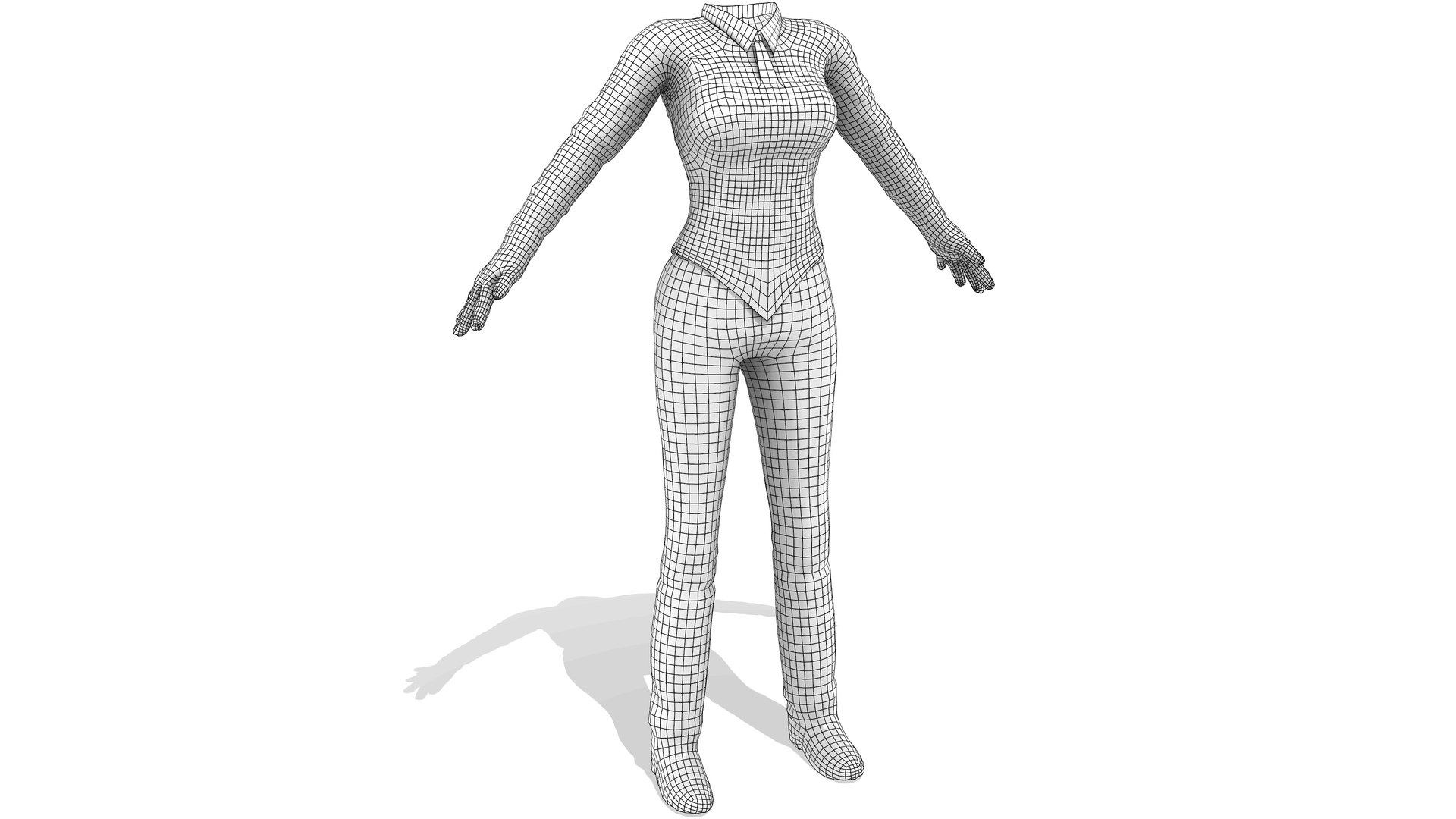 3D Female Horse Riding Outfit Model - TurboSquid 1517811