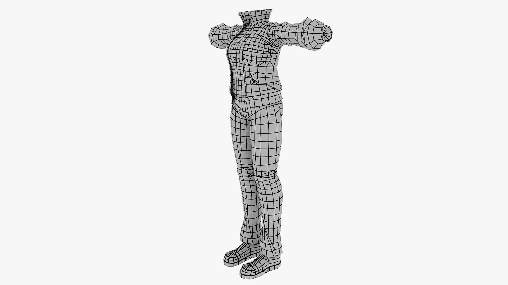 Girl Jacket Outfit Base Mesh 3D Model - TurboSquid 2153348