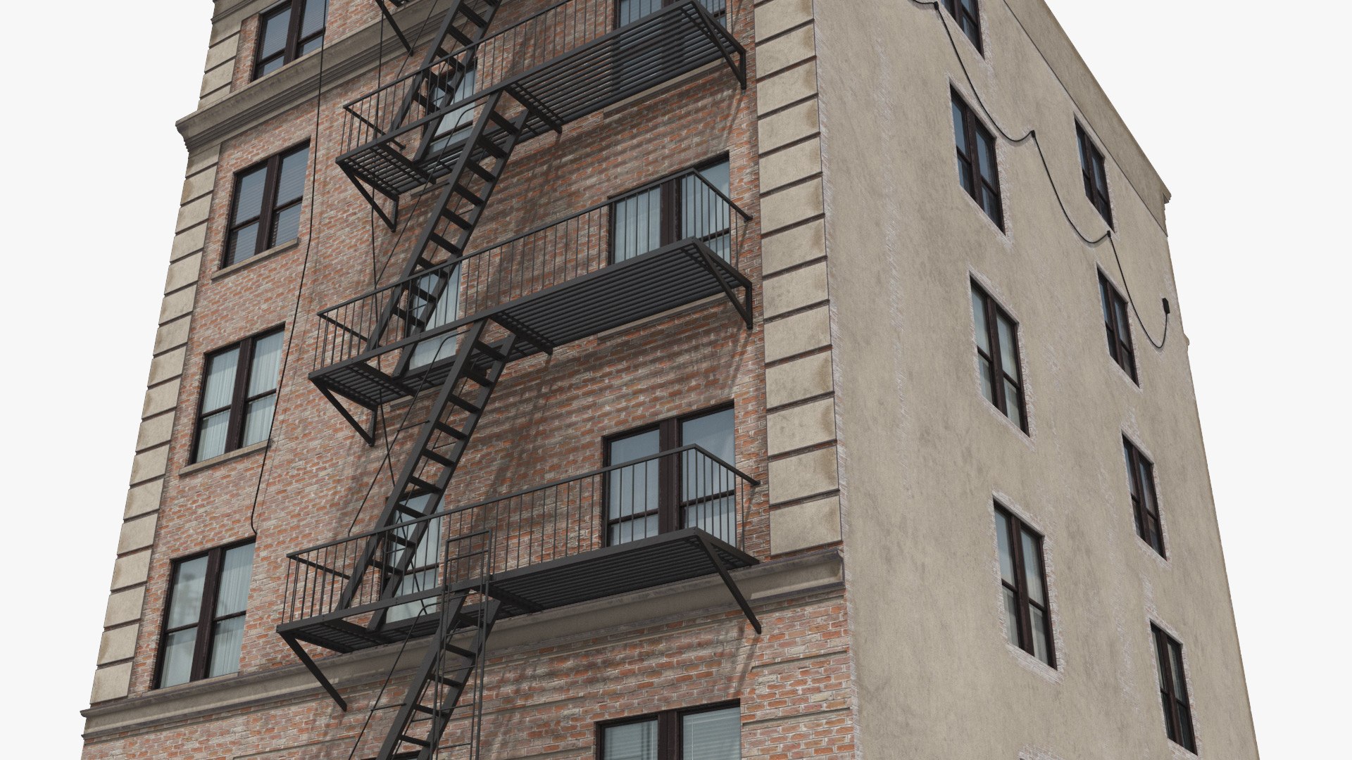 3D Manhattan Building 14 - 8K PBR Textures Model - TurboSquid 1835706