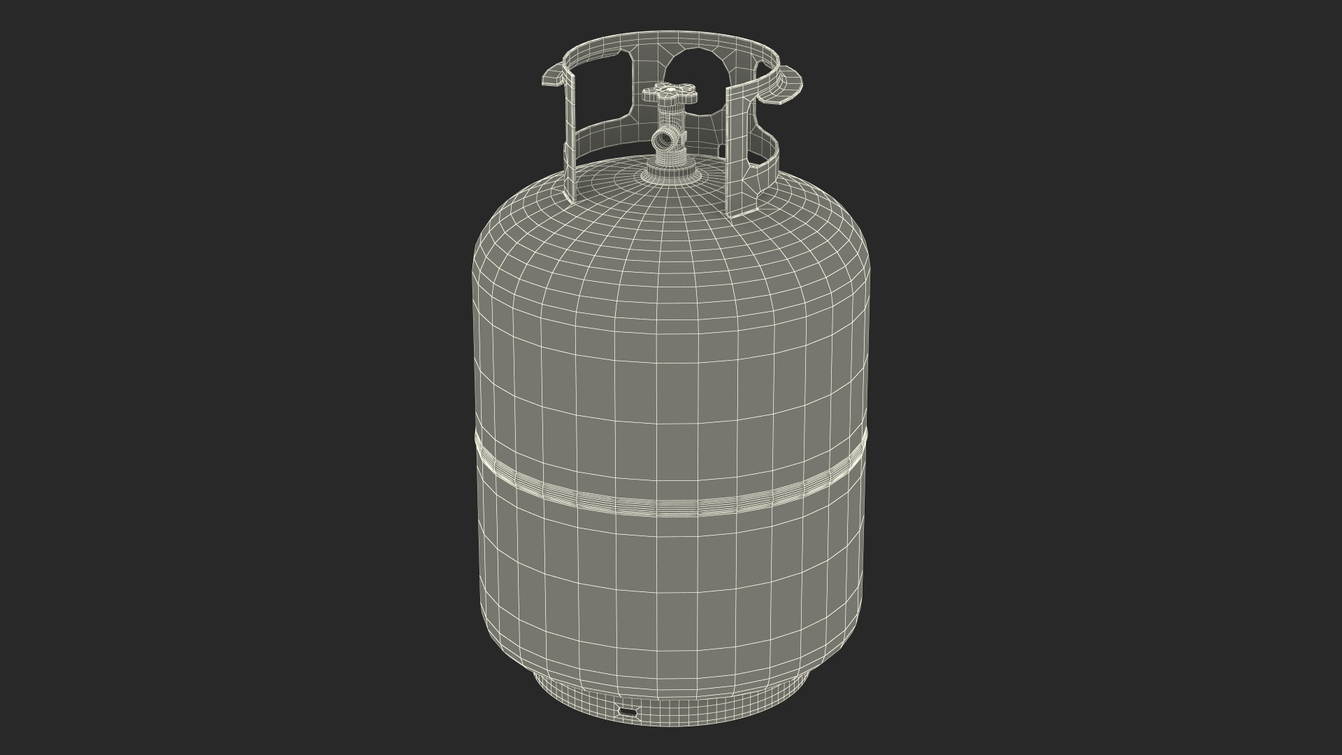 Propane Gas Cylinder 3D Model - TurboSquid 2230568