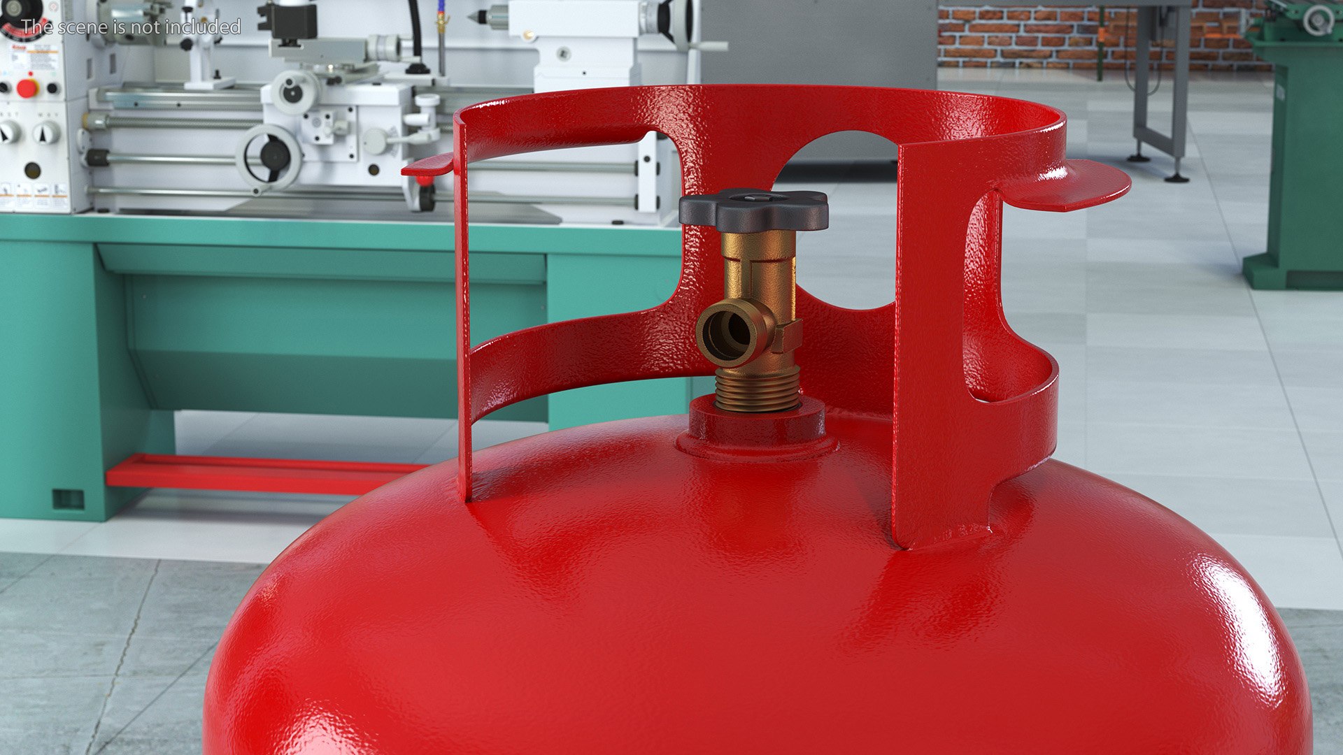 Propane Gas Cylinder 3D Model - TurboSquid 2230568