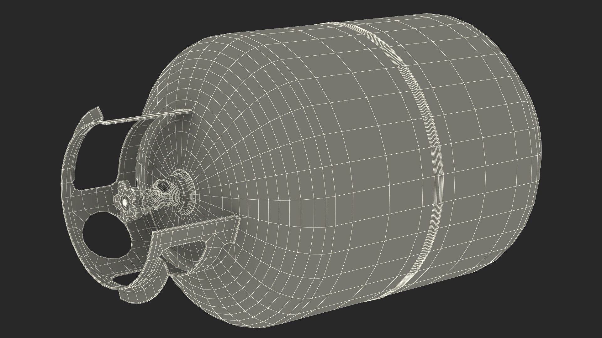 Propane Gas Cylinder 3D Model - TurboSquid 2230568