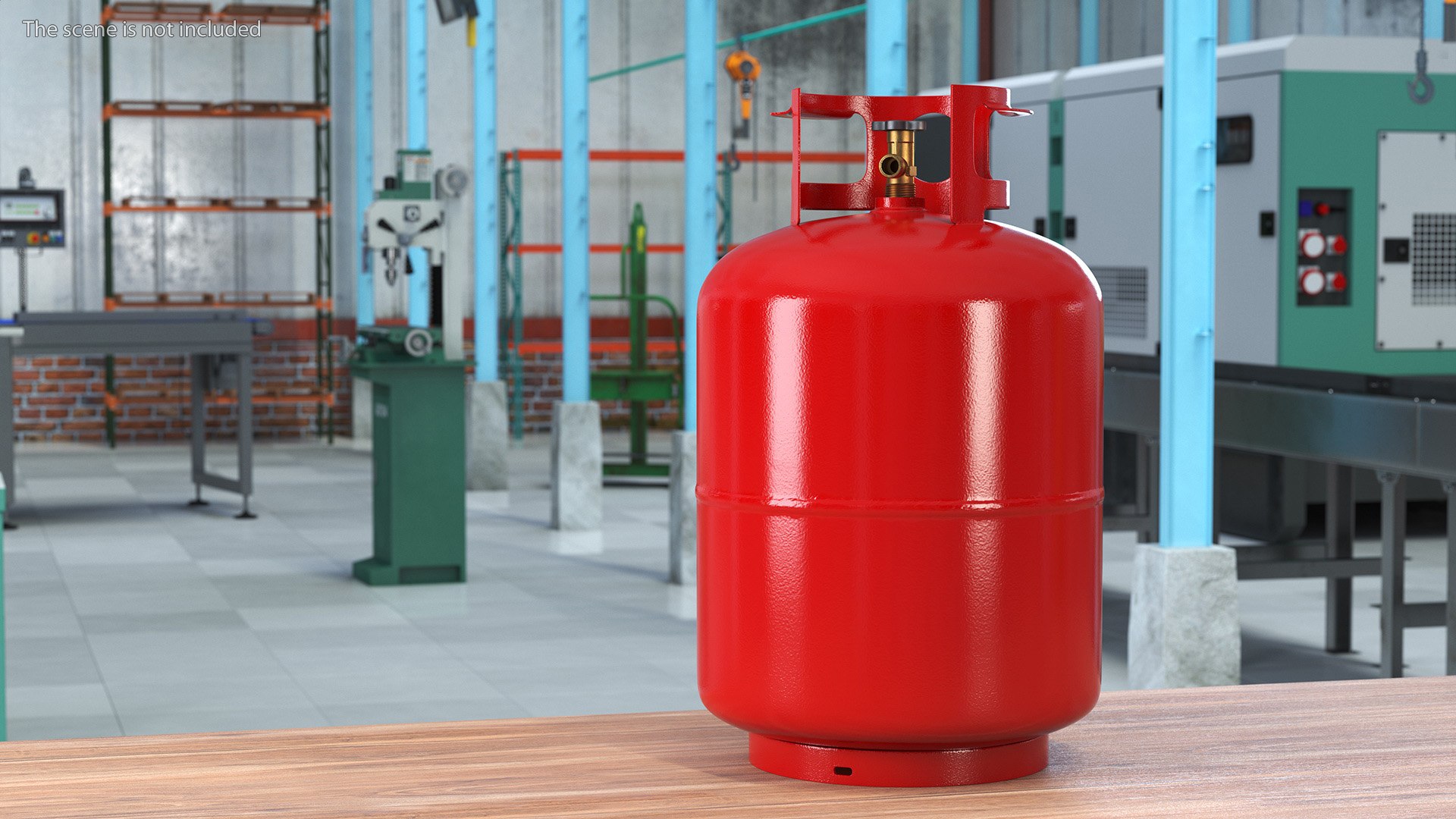 Propane Gas Cylinder 3D Model - TurboSquid 2230568