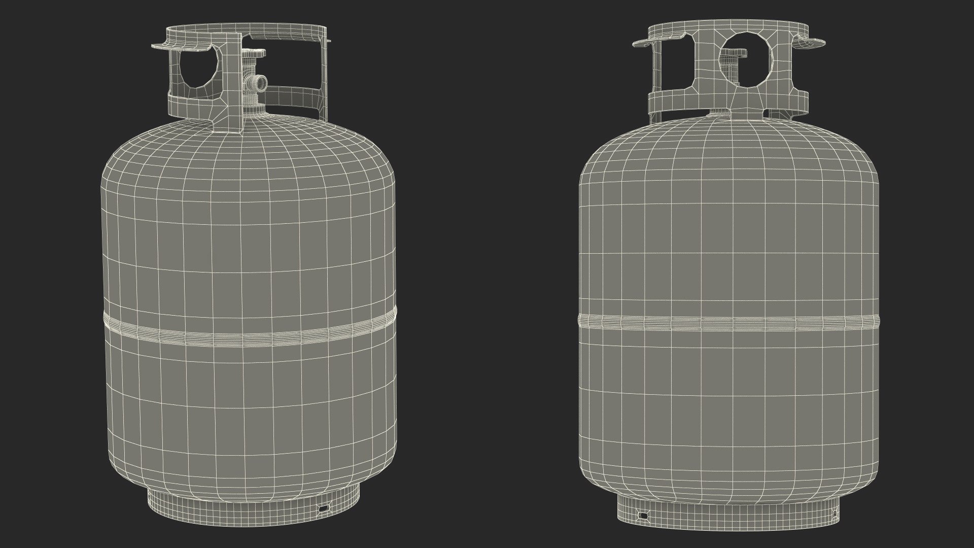 Propane Gas Cylinder 3D Model - TurboSquid 2230568