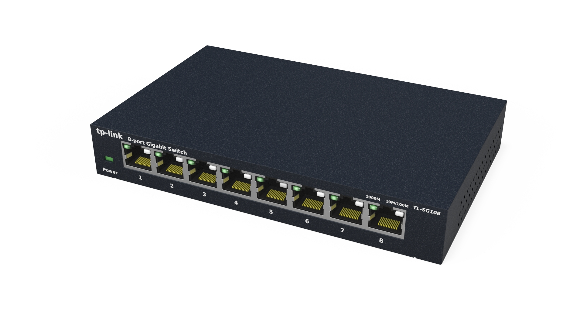 3D Network Switch TP-Link TL-SG108 Model - TurboSquid 2220922