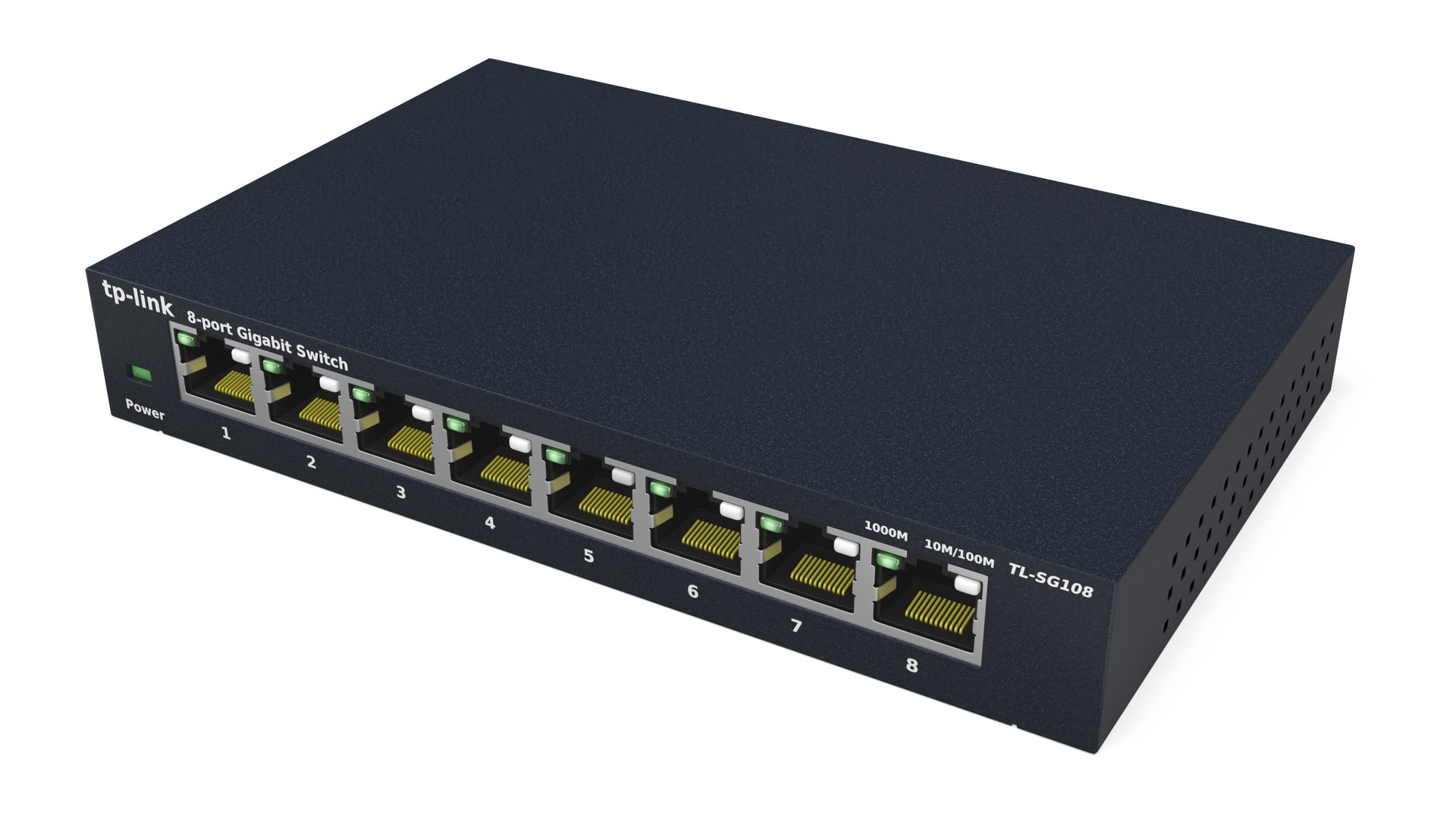 modelo 3d Conmutador de Red TP-Link TL-SG108 - TurboSquid 2220922
