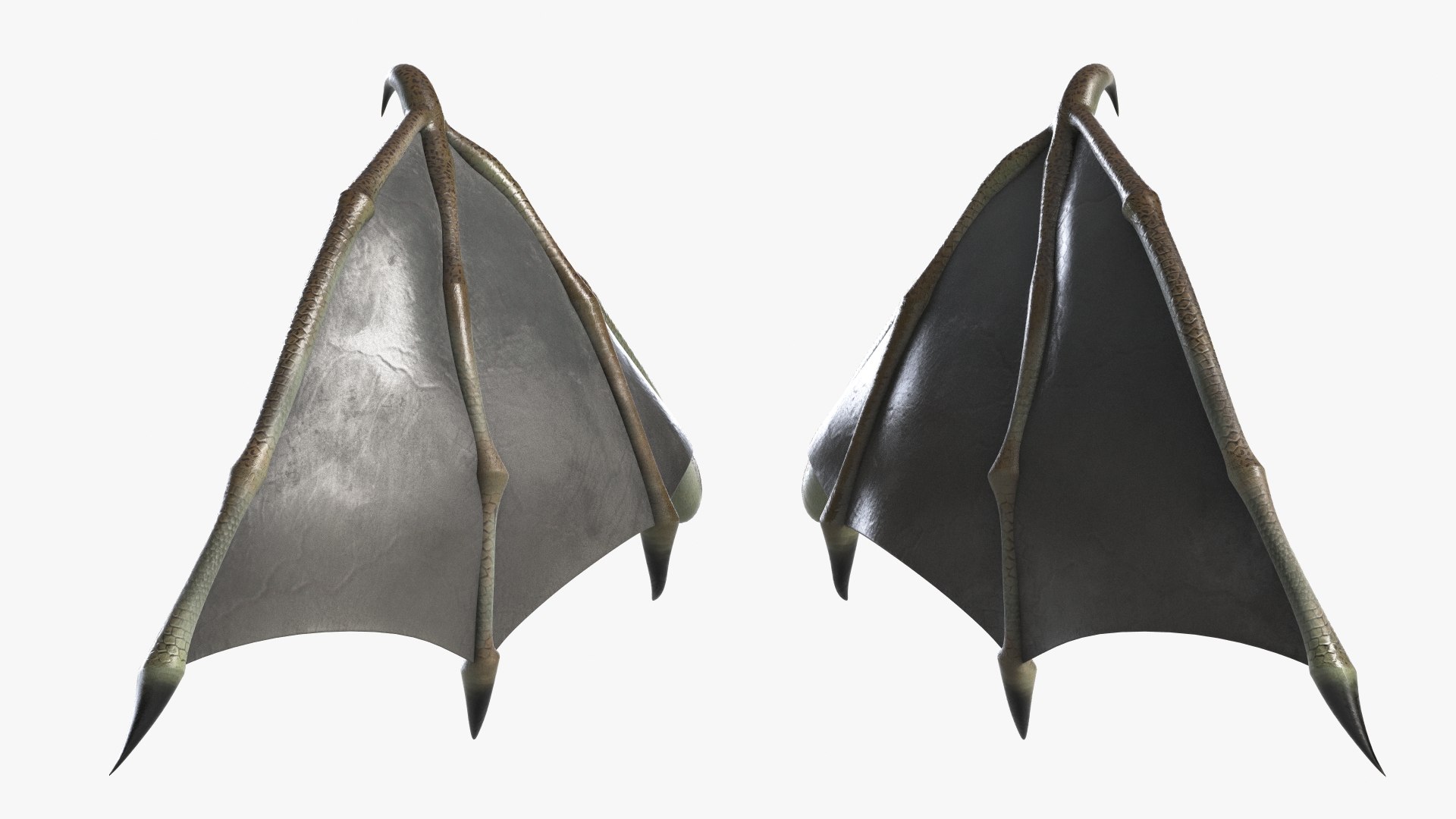 3D Demon Wings Rigged 3 - TurboSquid 1427917