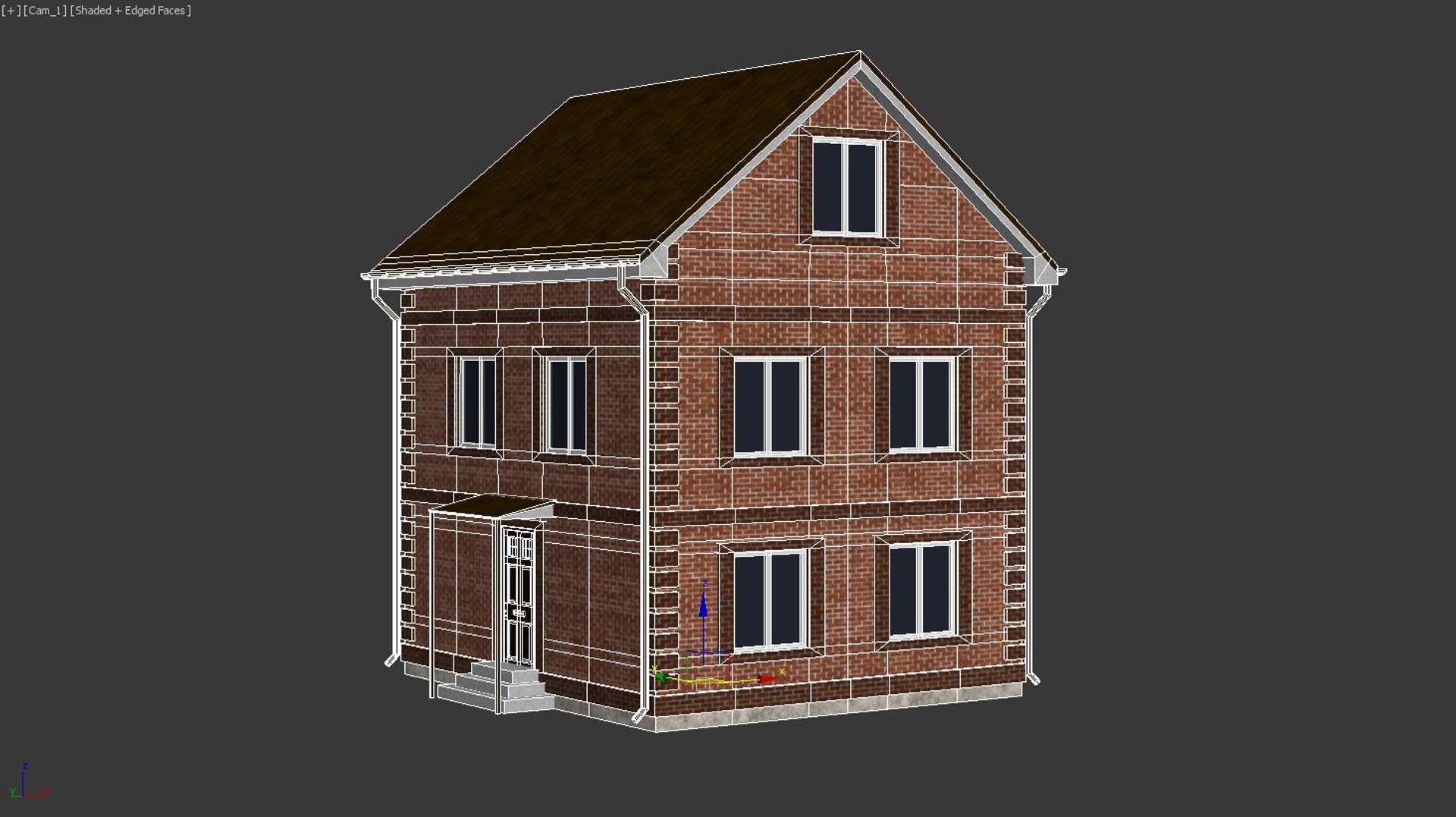 Brick house 3D model - TurboSquid 1525999