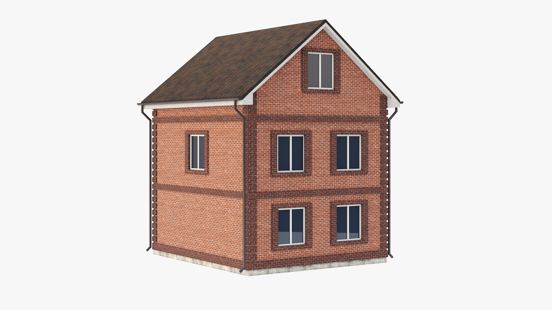 Brick house 3D model - TurboSquid 1525999