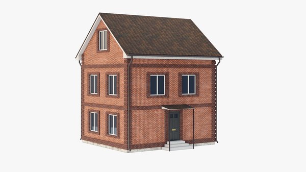 Brick house 3D model - TurboSquid 1525999
