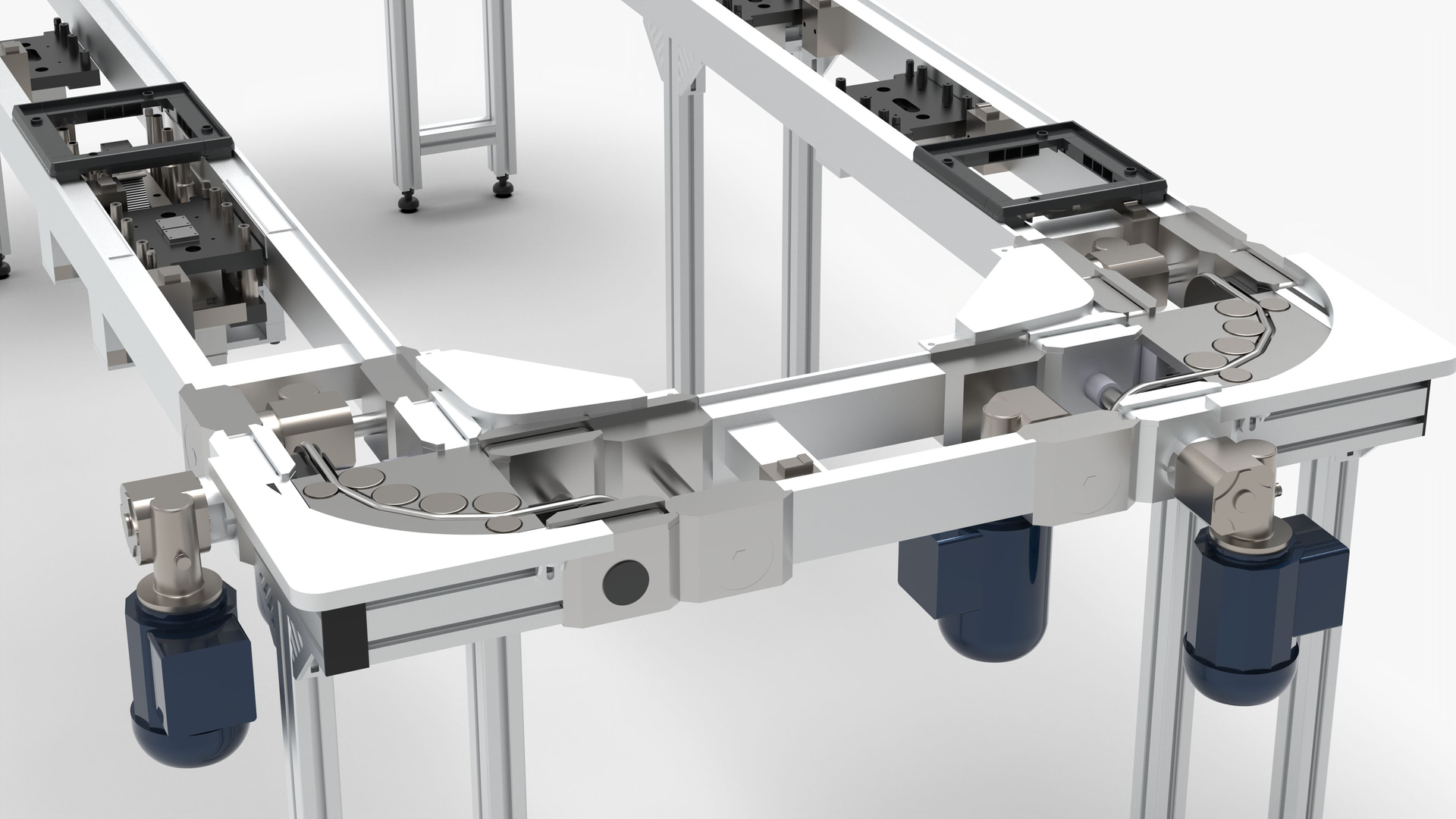 modelo 3d Endless Square Conveyor Belt gratis - TurboSquid 1992804