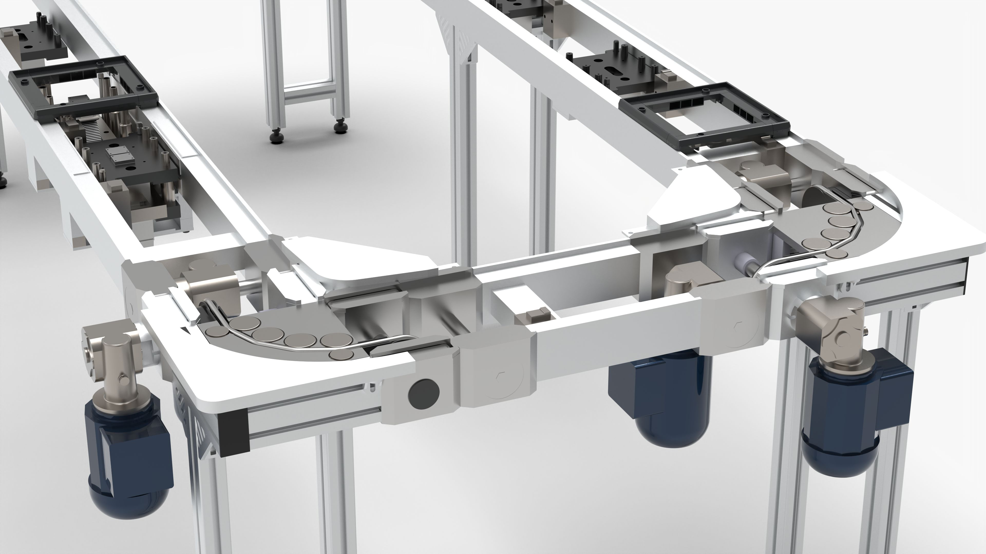 modelo 3d Endless Square Conveyor Belt gratis - TurboSquid 1992804