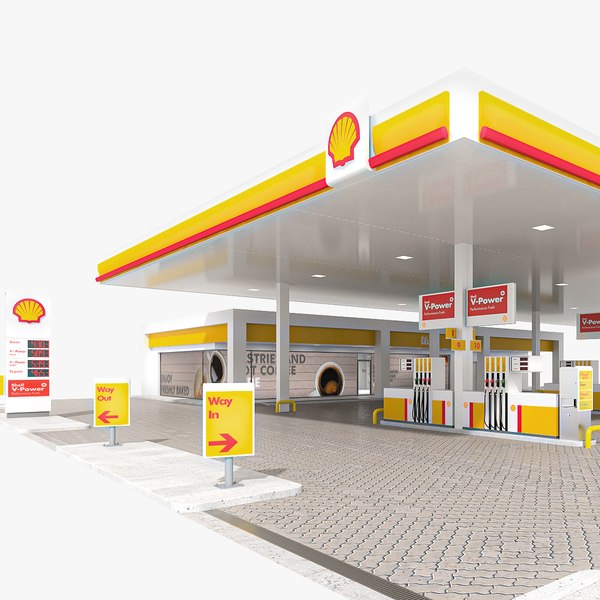 Gas Station 3D Models for Download | TurboSquid