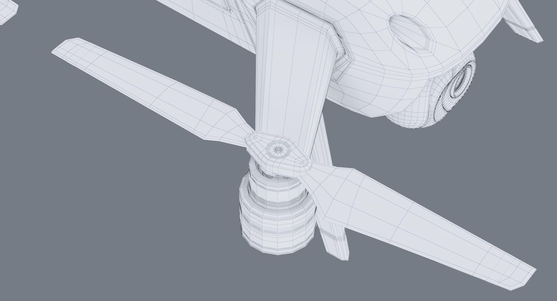 Generic drone aircraft propeller 3D model - TurboSquid 1284432