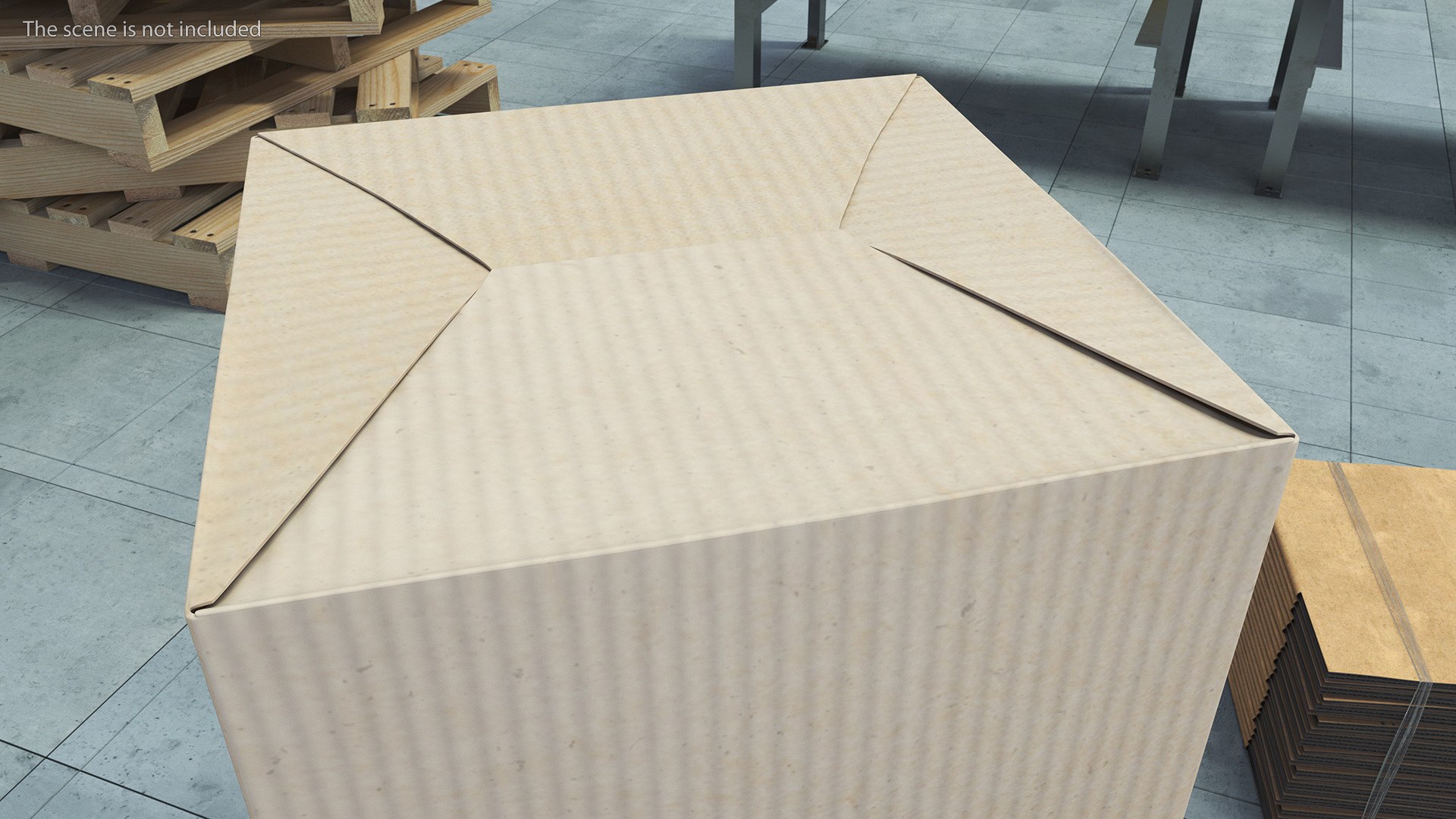 3D Model Cardboard Box Brown - TurboSquid 2137499