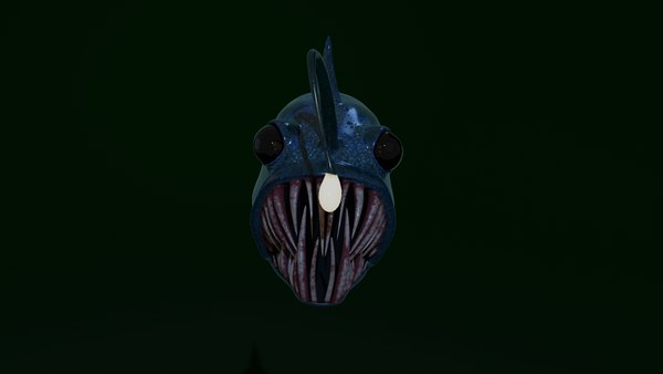 Angler fish model - TurboSquid 1922263