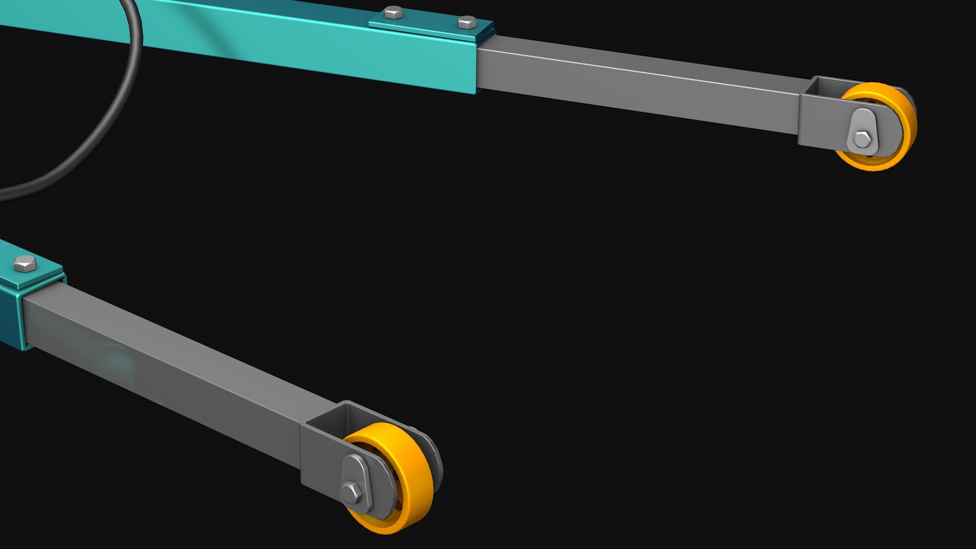 3D Hydraulic Folding Crane R2 Model - TurboSquid 2348063