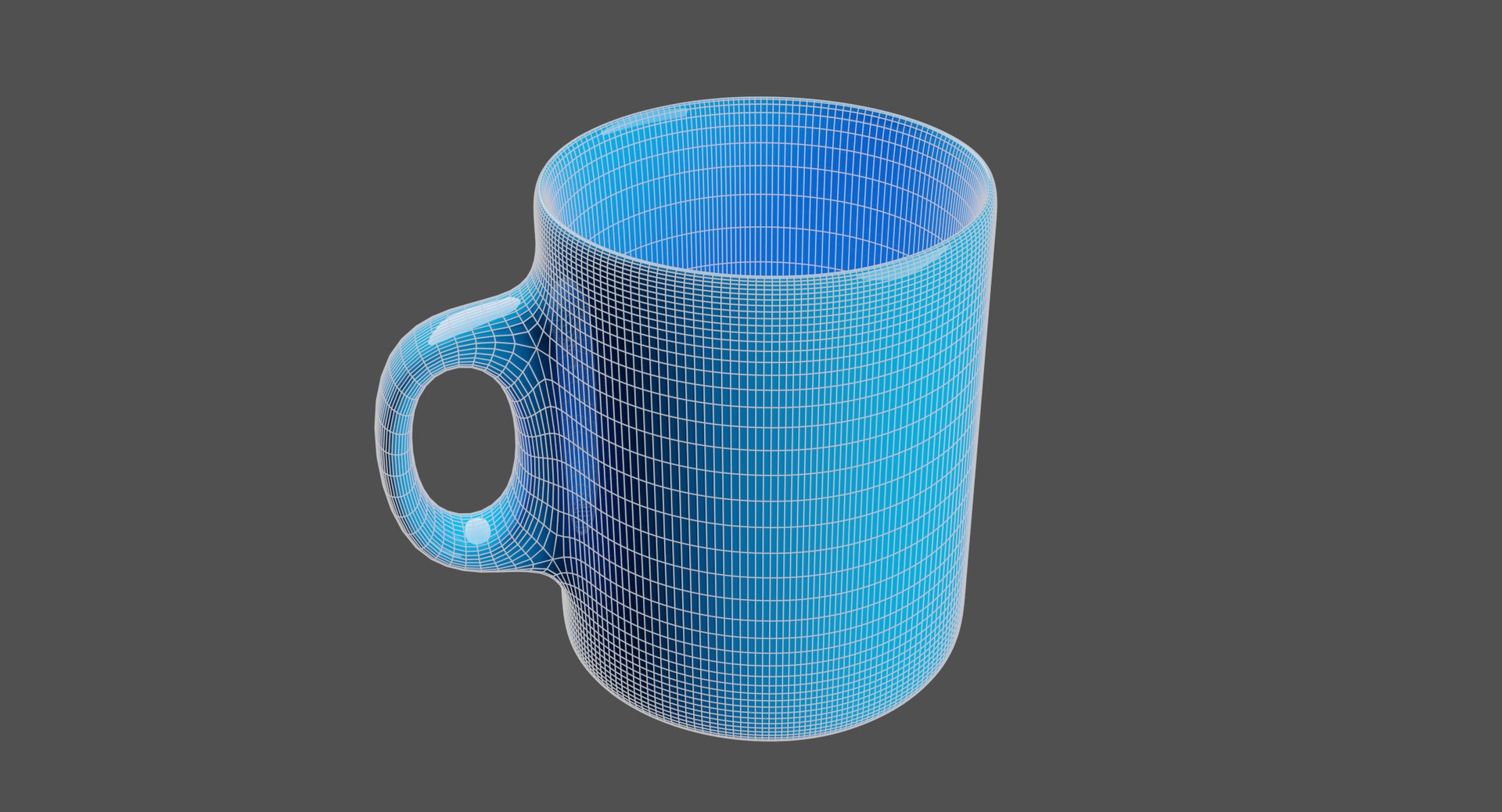 3D Model Cup Aquablue - TurboSquid 1306524