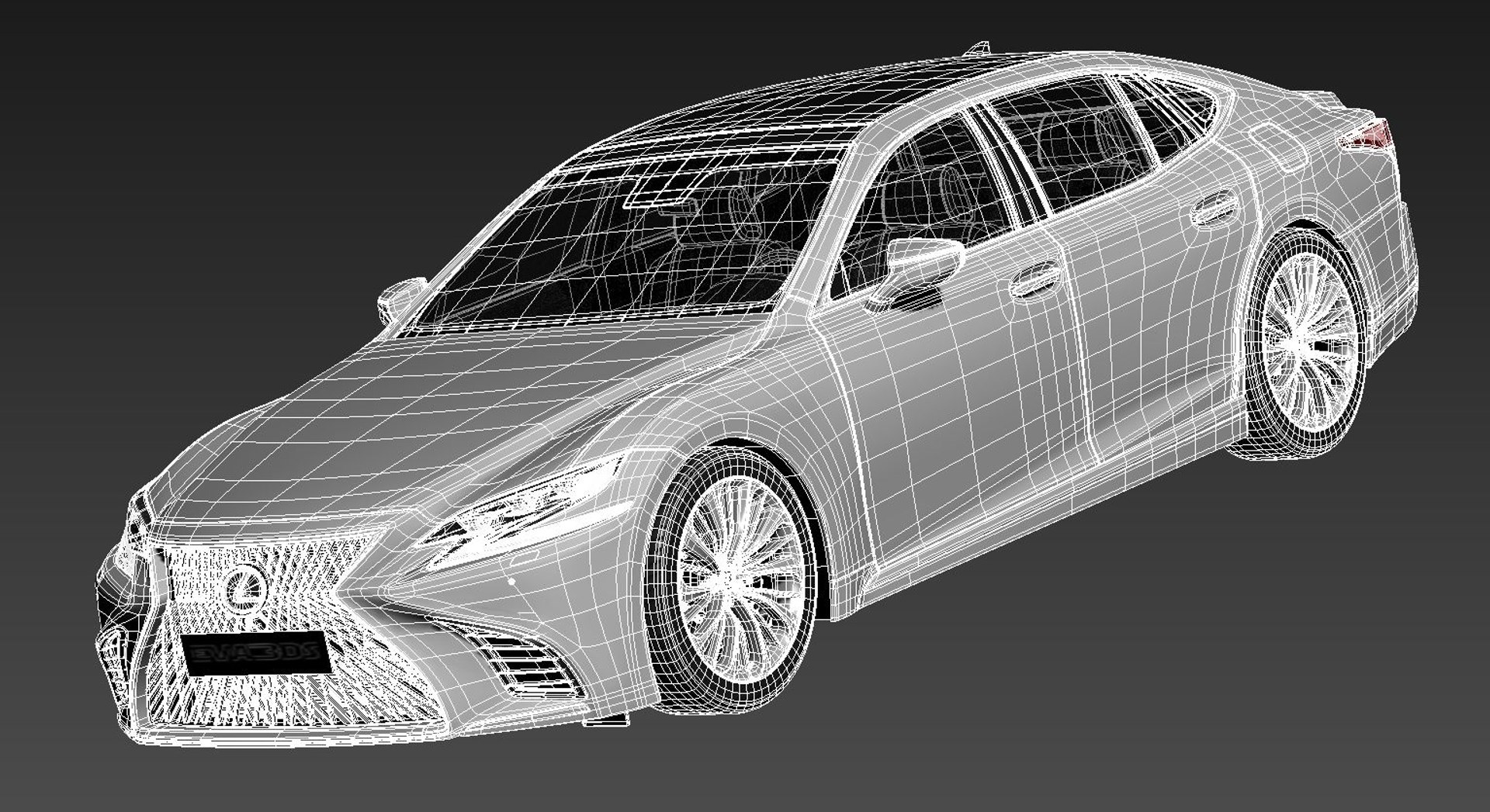 Lexus Ls 2020 3D Model - TurboSquid 1385643