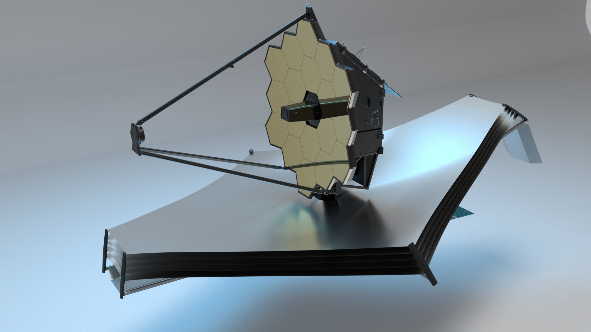 James Webb Space Telescope 3D - TurboSquid 1849823