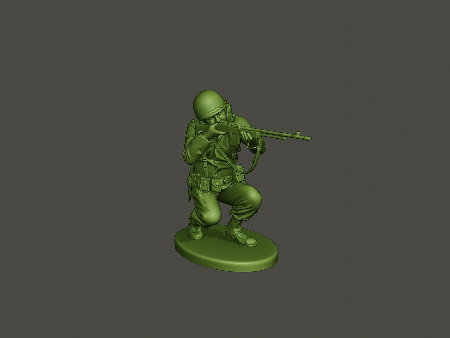 American Soldier Ww2 Shoot Model - TurboSquid 1407234